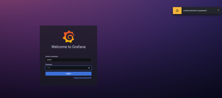 Recuperando Senha de Acesso do Grafana - Kelven Silva